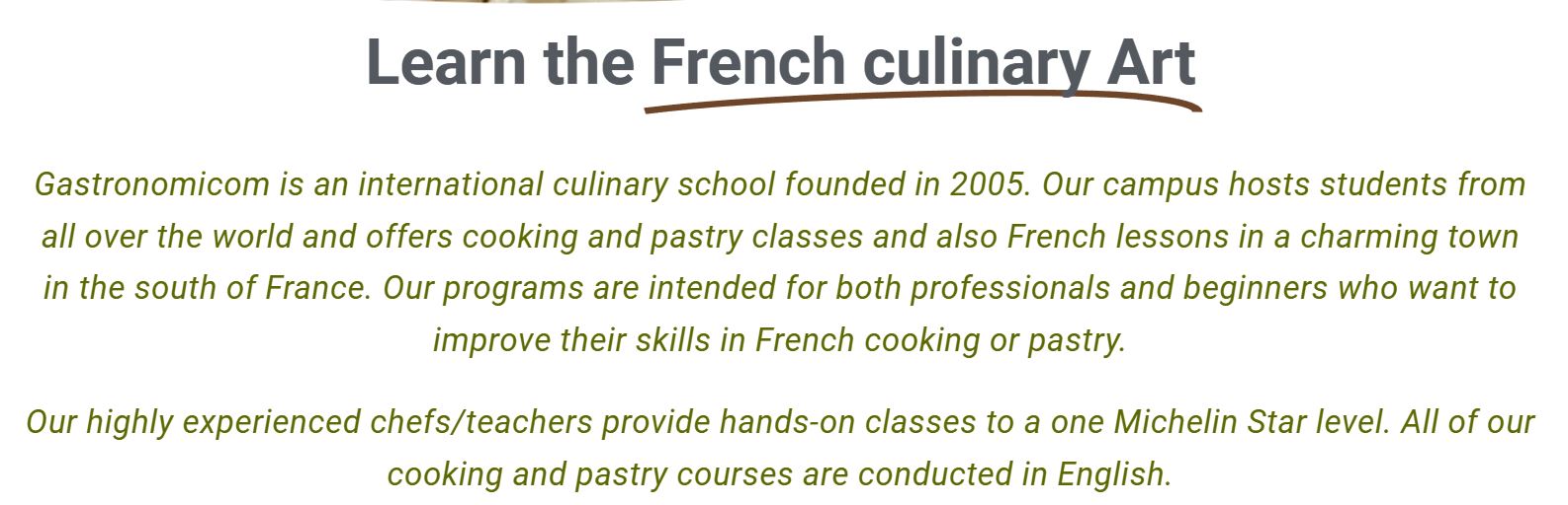 Top 10 Best Online Culinary Schools In The World 2025